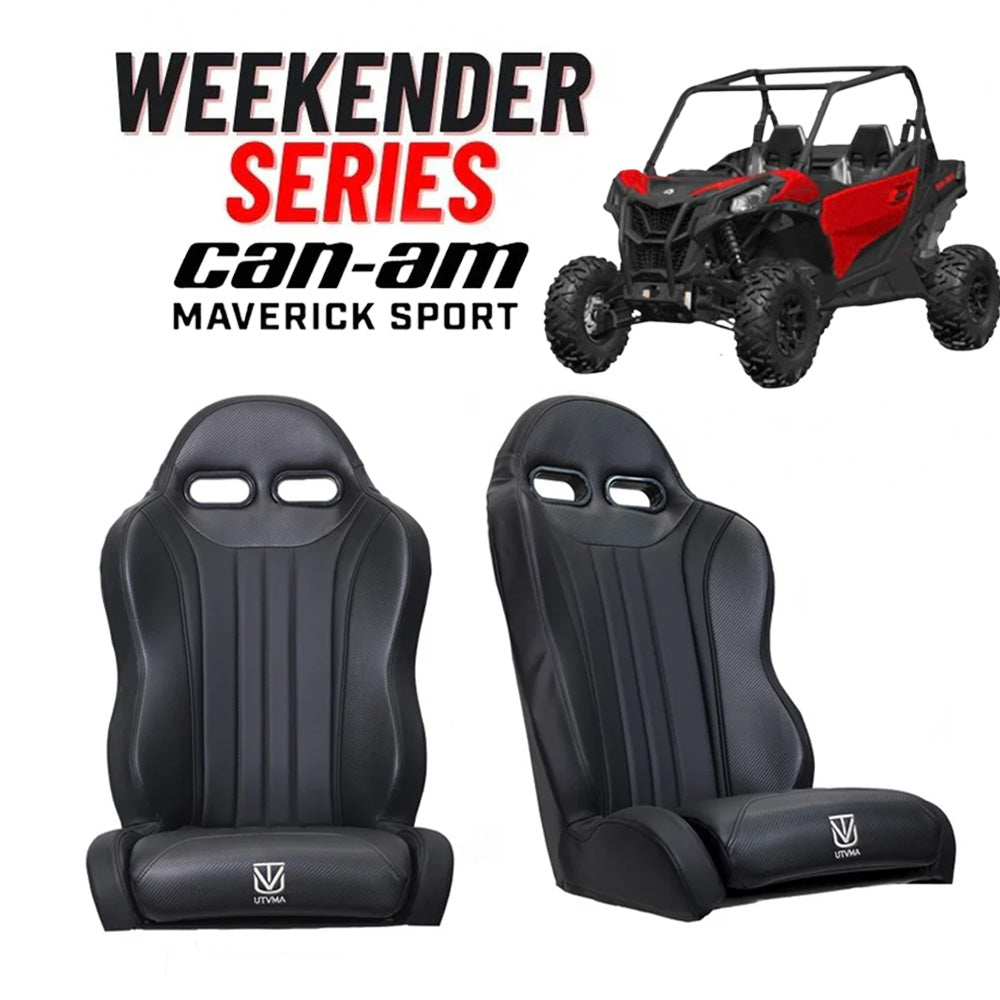 "Weekender" Series Pair of Front Suspension Bucket Seats Maverick Spor