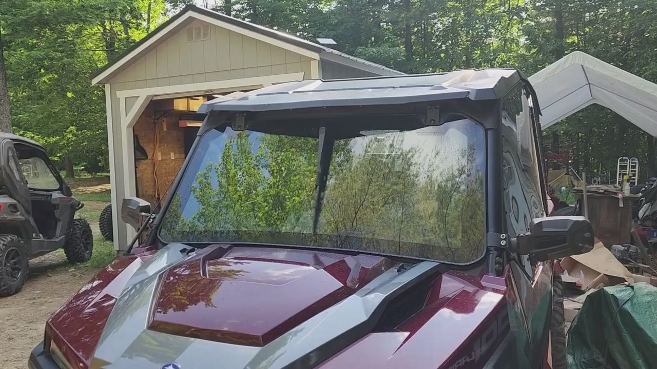 Electric UTV Windshield Wiper Kit for SuperATV MaxDrive Power Flip Gla